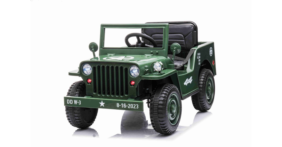 USA ARMY JEEP elektromos kisautó gyerekeknek